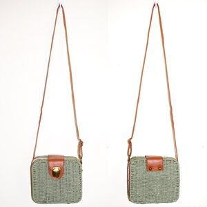 Lucky 7 | Bags | Boho Square Rattan Straw Crossbody Bag | Poshmark